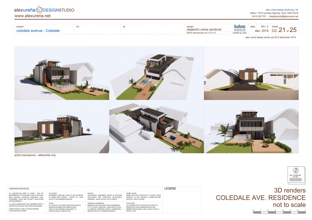 CC drawings - Alex Urena Design Studio